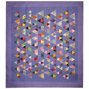 Triangle Frenzy Quilt 89" x 100"